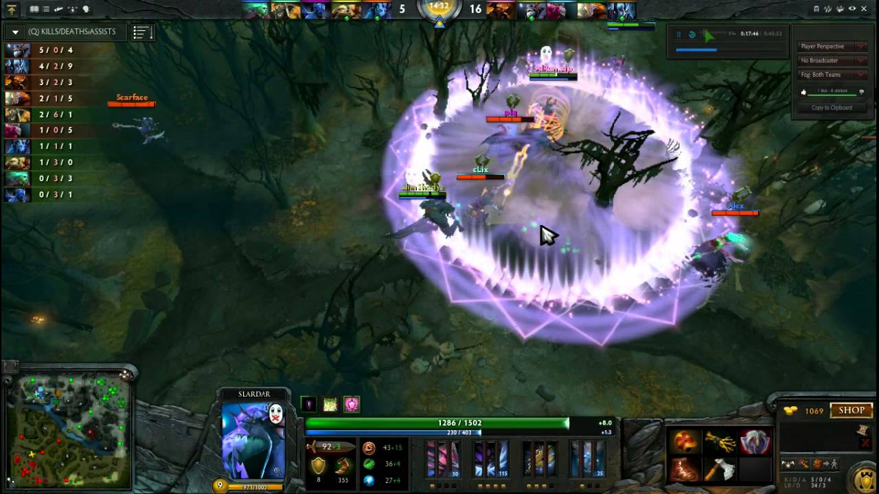 Dota 2 Gameplay: Sladar 12-0 400 DMG - YouTube