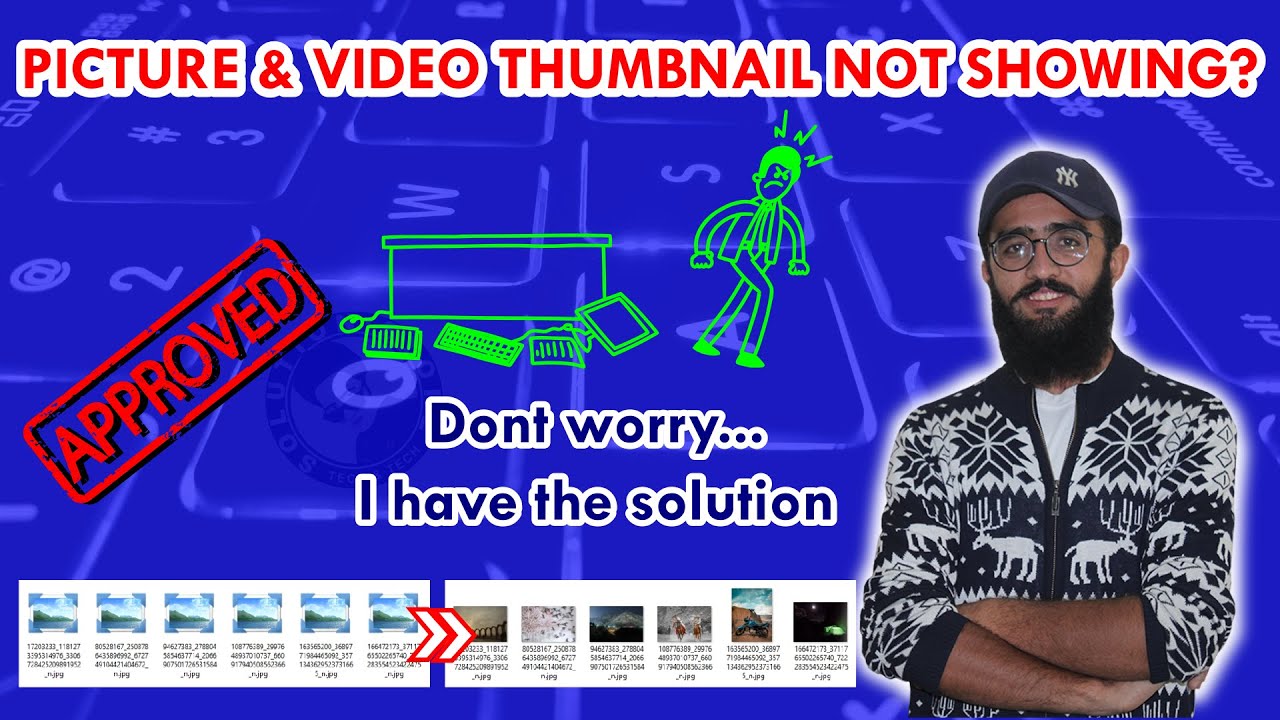 How to fix video and picture thumbnail not showing || Fix Hidden ...