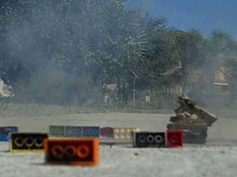 Exploding Legos with Firecrackers - YouTube