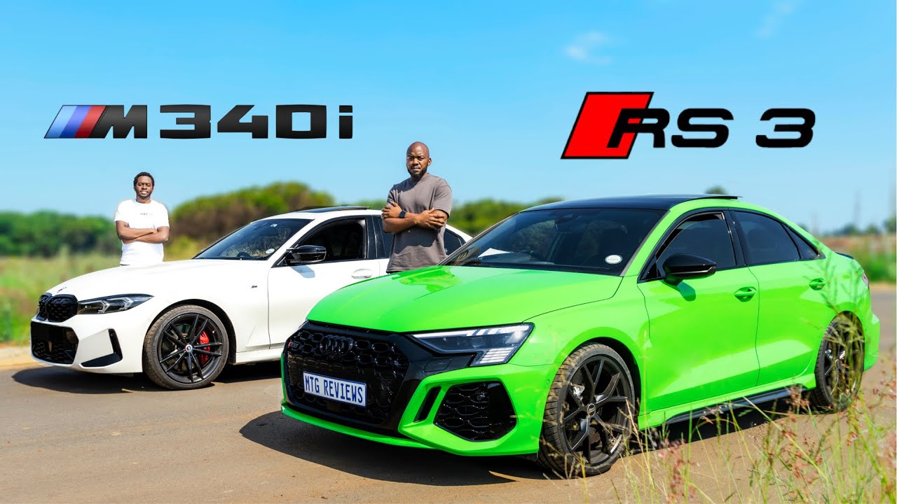 BMW M340i vs AUDI RS3: Review and Drag Race - YouTube