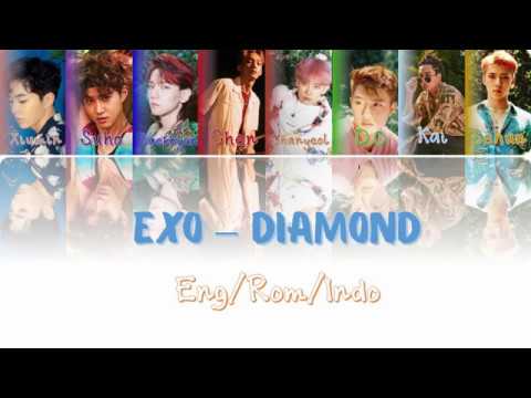 EXO - Diamond  [ENG|ROM|INDO] [(Sub Indo) Color Coded Lyrics]