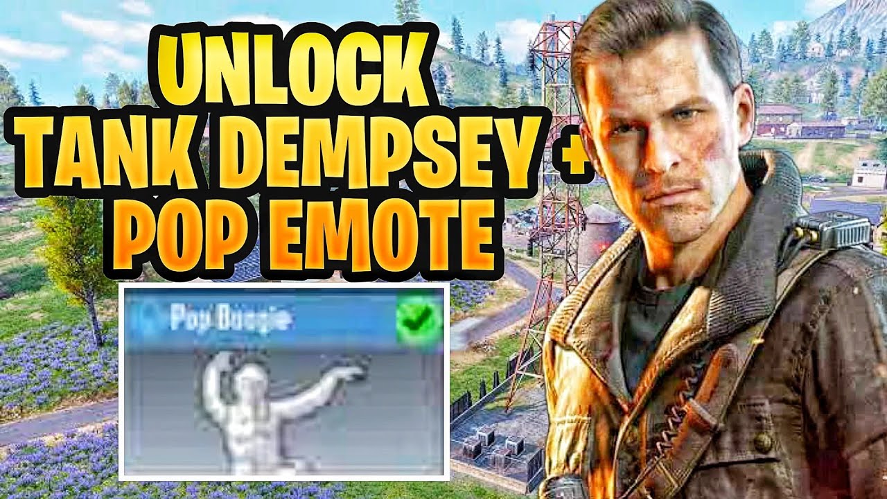 How To Unlock Tank Dempsey + POP Dance Emote Call of Duty Mobile - YouTube