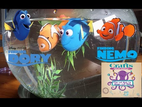 DIY: How to make aquarium for your kids with Robo Fishes Nemo And Dory ...