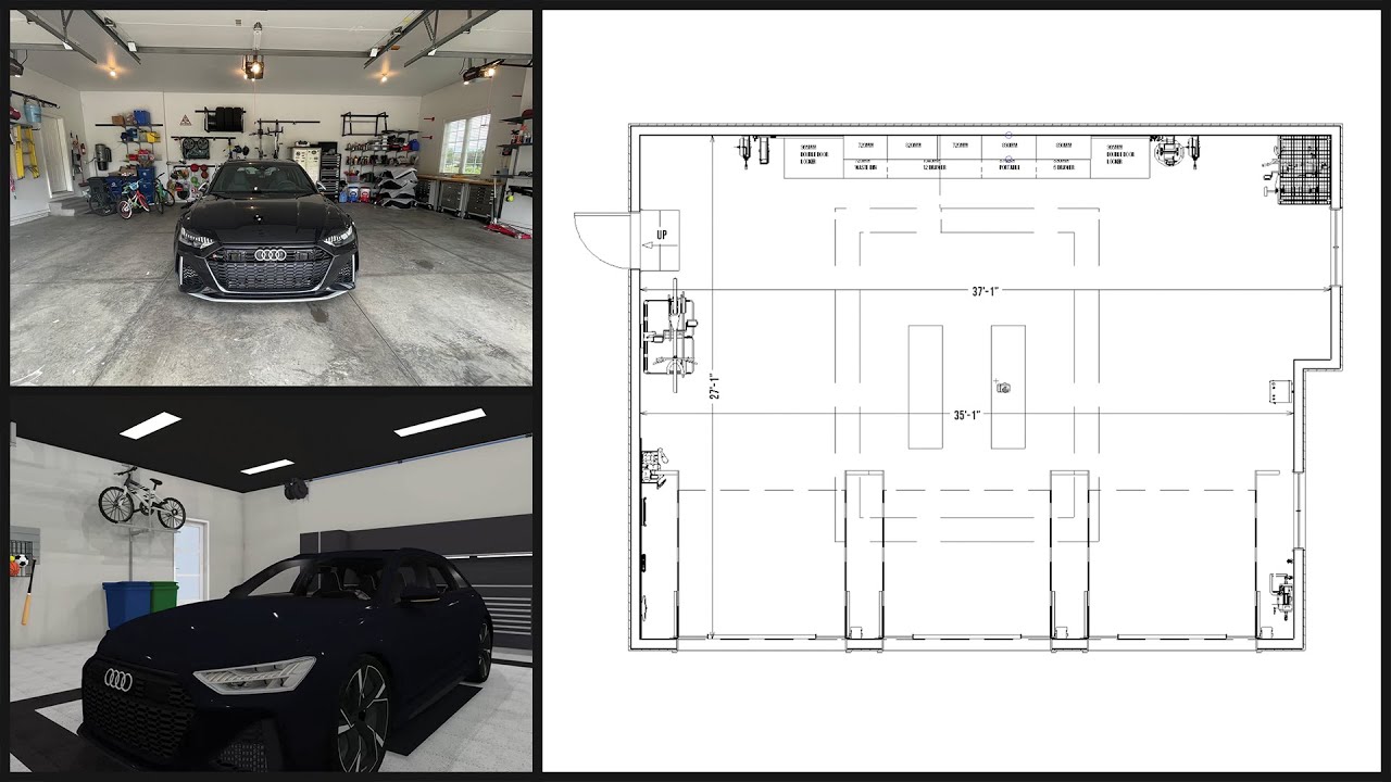 Garage Design: A Tour of Client's Completed Garage - Vision to Reality ...