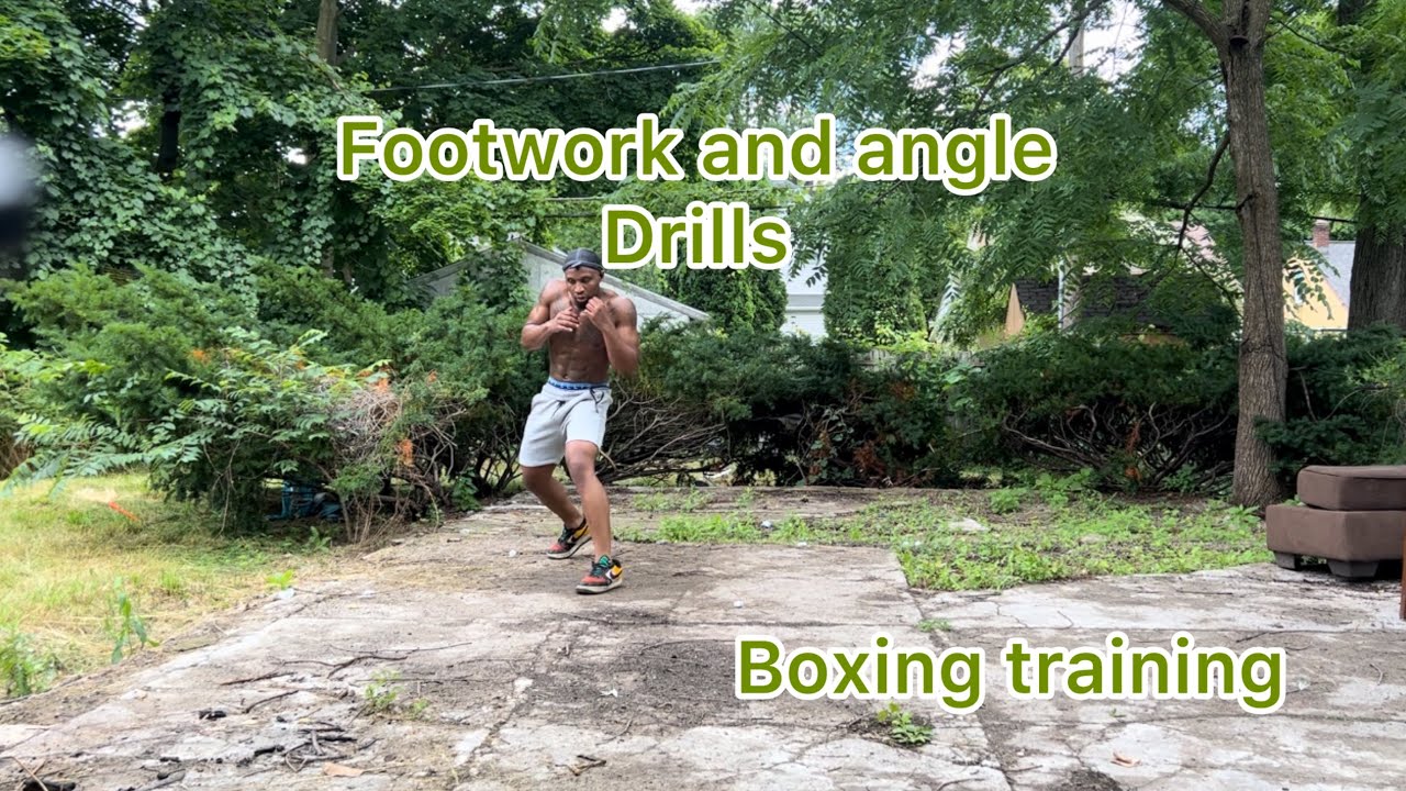 How to move like a pro fighter (footwork and angle boxing drills) - YouTube