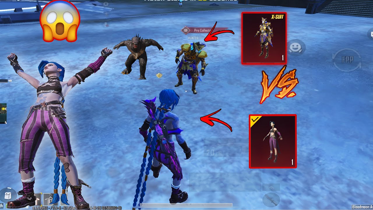 🔥JINX SUIT CHALLENGED FULL MAX PHAROAH UN CLASSIC MODE🥵Pubg Mobile ...