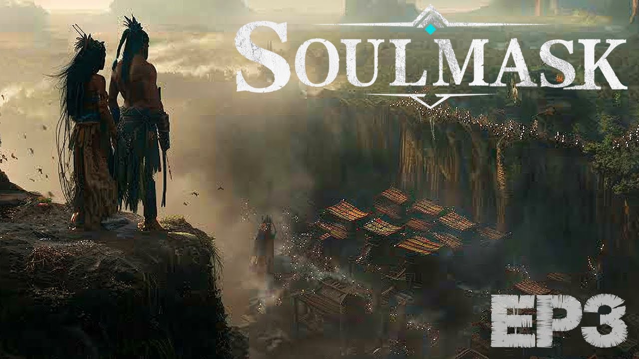 SoulMask Official PVP E3 We Duo Countered The Raid Of The Biggest Tribe ...