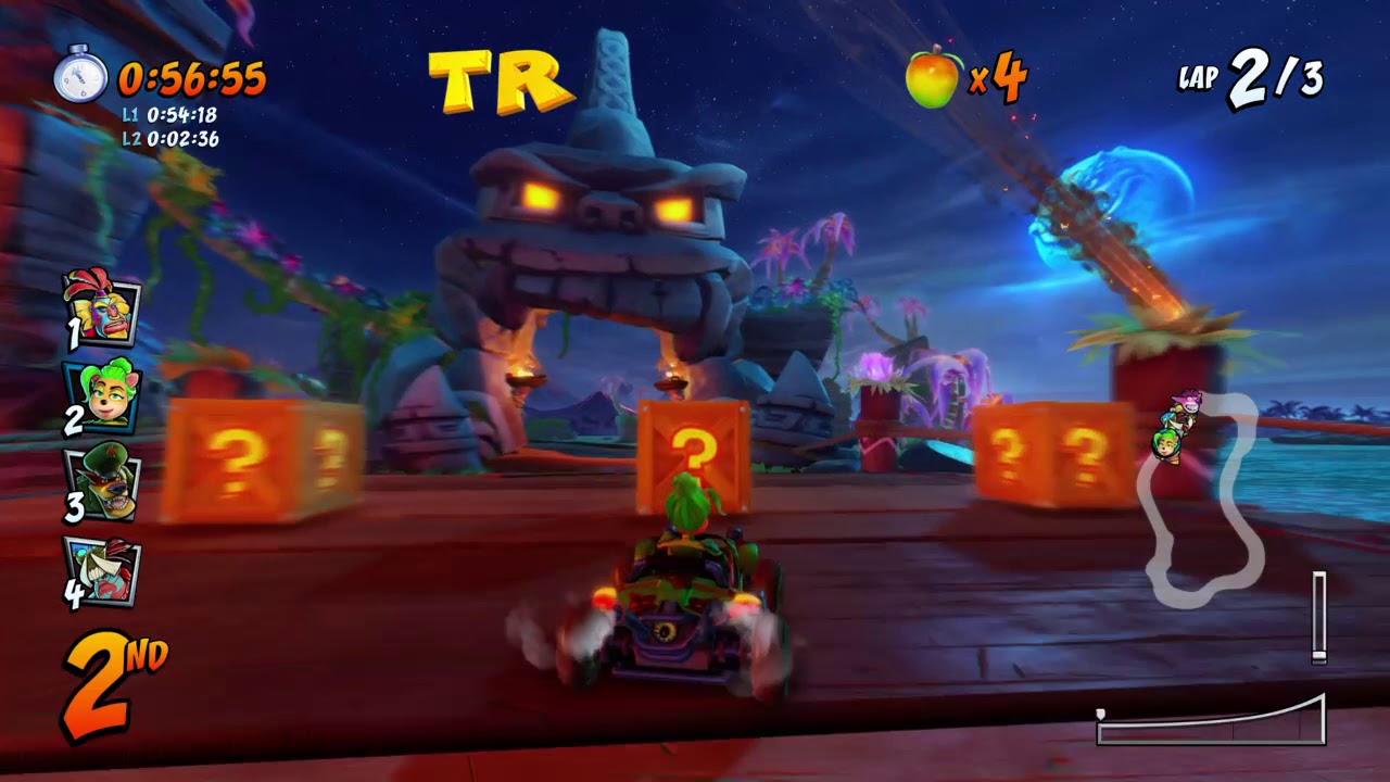 Crash Team Racing: Nitro Fueled - Inferno Island CTR Challenge - YouTube