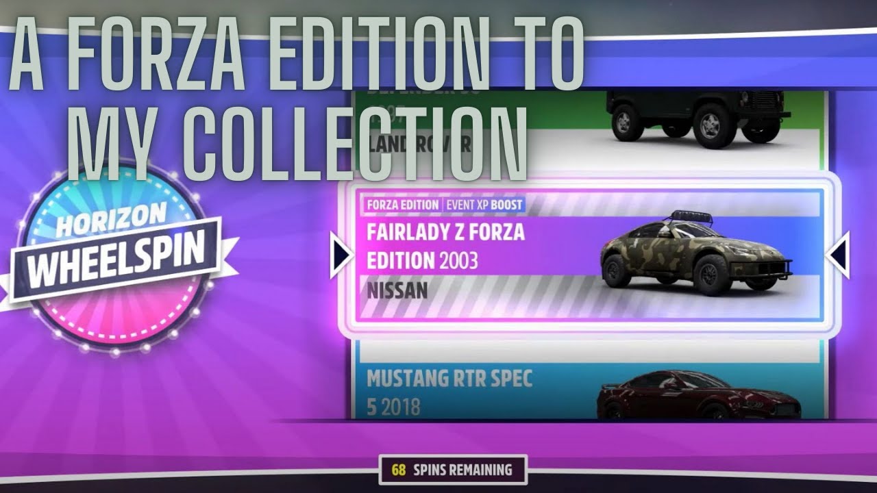 A Forza Edition to my Collection - Forza horizon 5 - YouTube