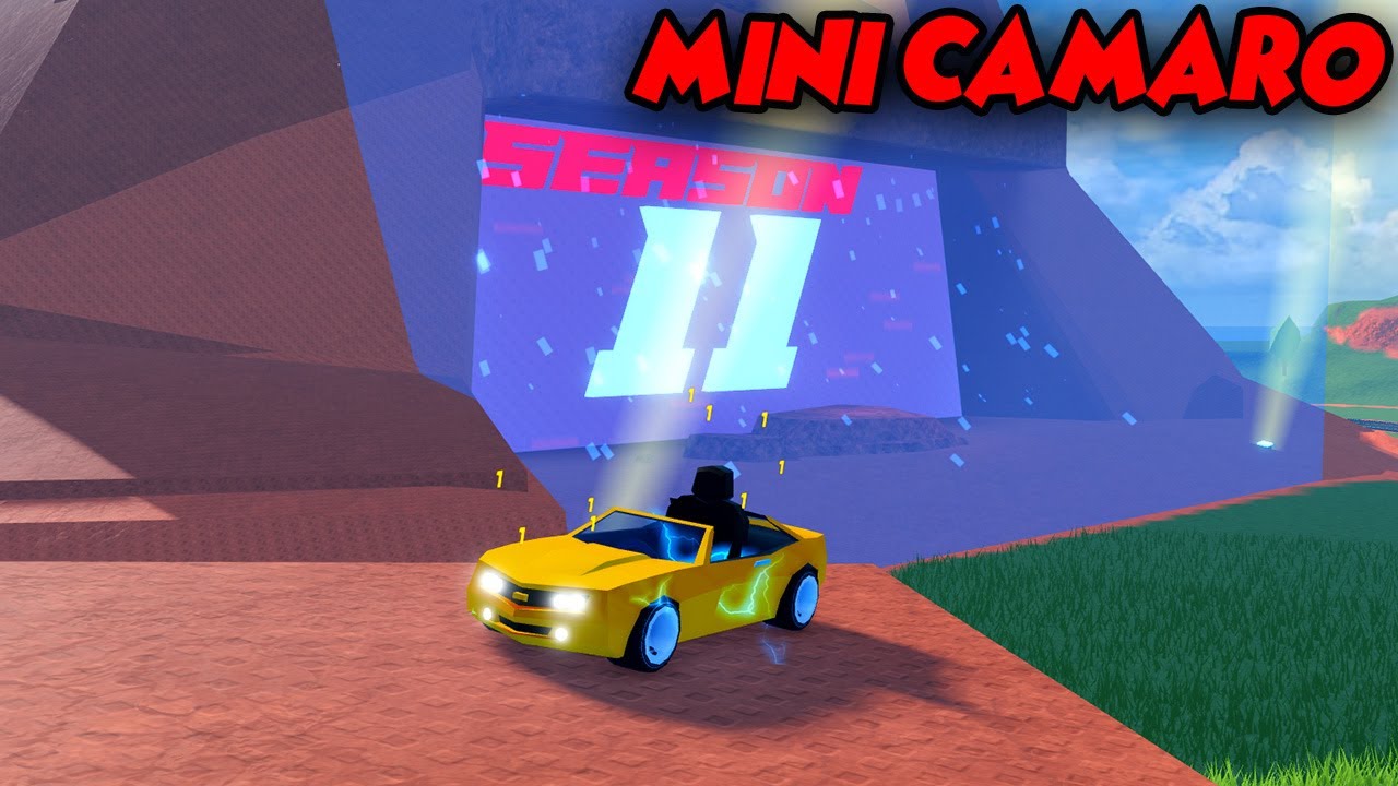 CONSEGUÍ EL MINI CAMARO EN JAILBREAK-ROBLOX - YouTube