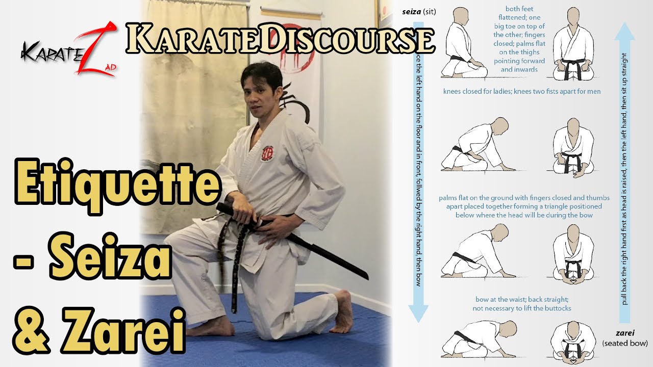 Etiquette - Seiza & Zarei | KarateDiscourse #2 - YouTube