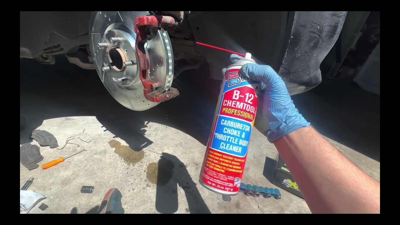 How to change front brake pads and rotors on 2008-2013 G37 coupe base ...