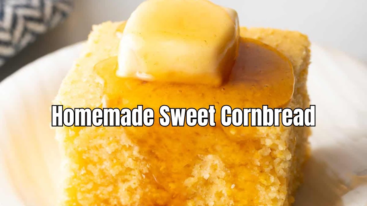 The Best Homemade Sweet Cornbread Recipe – Moist, Fluffy & Easy to Make ...