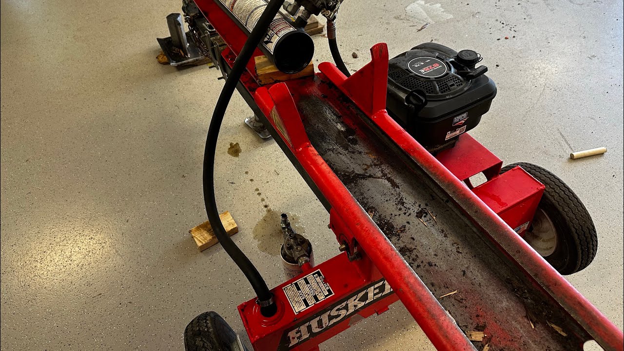 Huskee Log Splitter Cylinder Seals Replacement YouTube