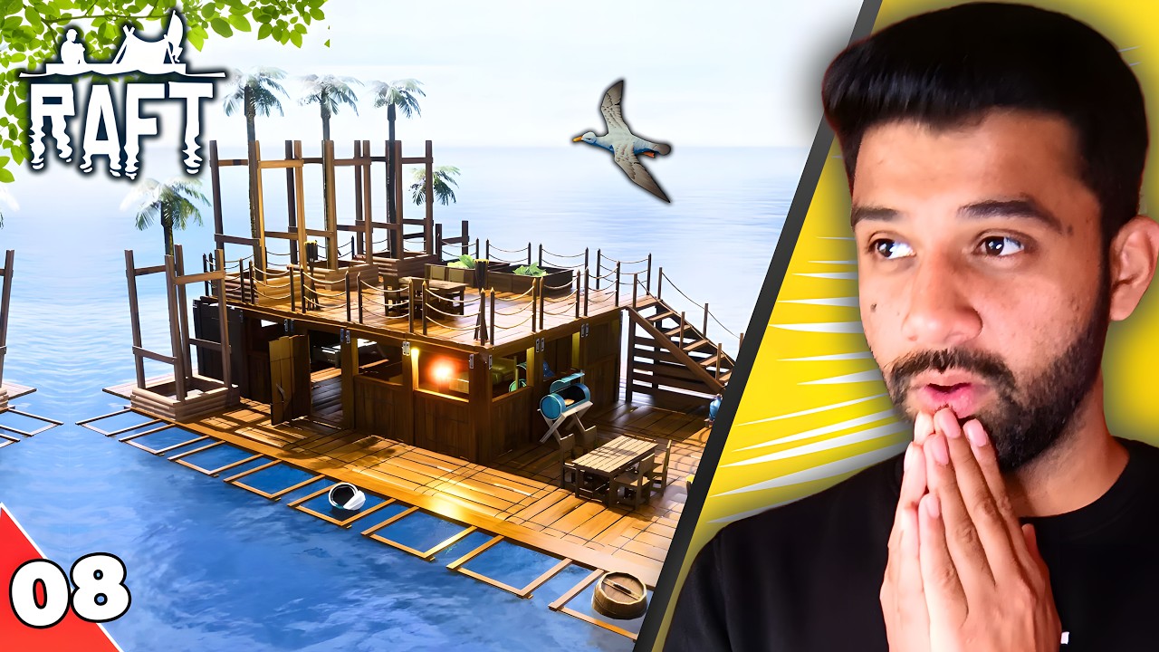 Upgrading Our Raft | Raft Survival Gameplay In Hindi Ep8 - YouTube