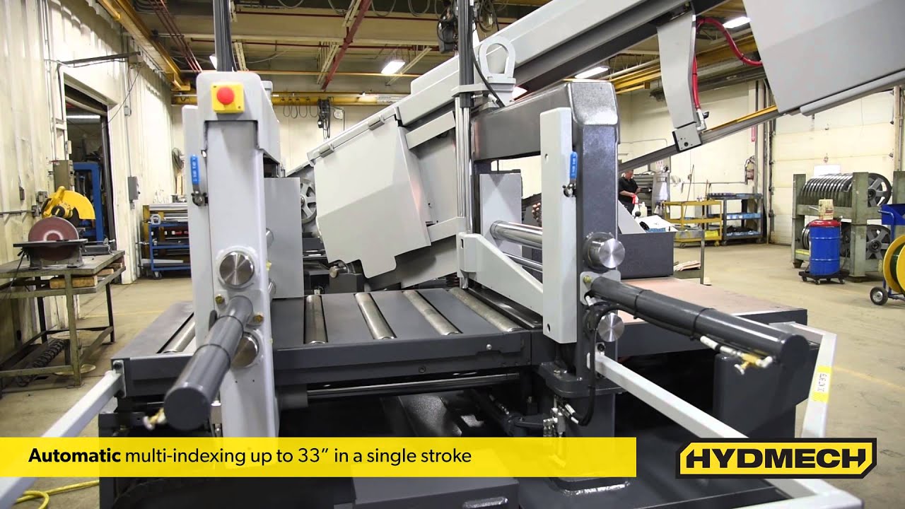 M-20A Horizontal Pivot Style HYDMECH Band Saw - YouTube