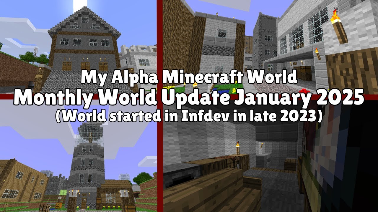 All my new builds for my Alpha Minecraft City (January 2025 Update ...