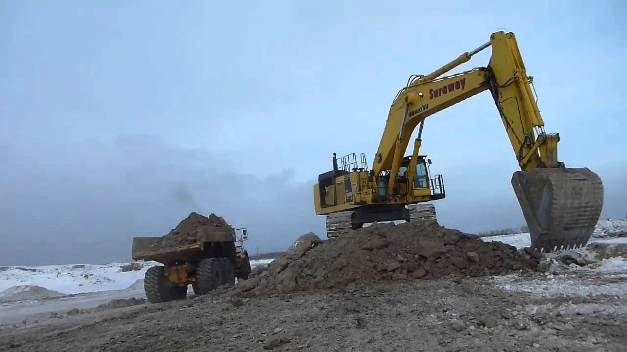 The sweet sounds of a komatsu 1250 - YouTube
