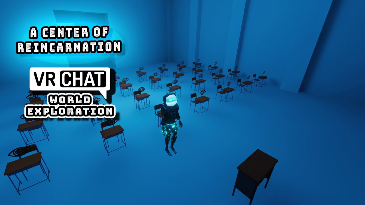 "A Center Of Reincarnation " in VR. Inside VRChat.Extended Exploration ...