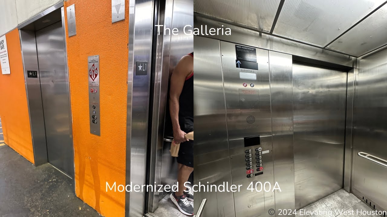 The Infamous Modernized Schindler 400A MRL Traction Elevators | The ...