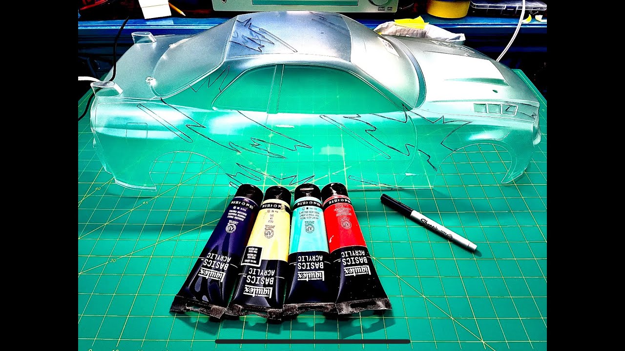 HKS design R/c body 1:7 Skyline Build (part 9) - YouTube