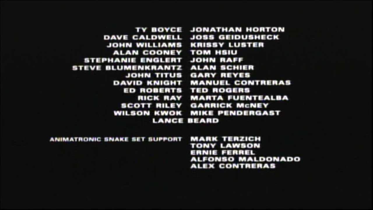 Anaconda (1997) End Credits (UniMás 2024) - YouTube