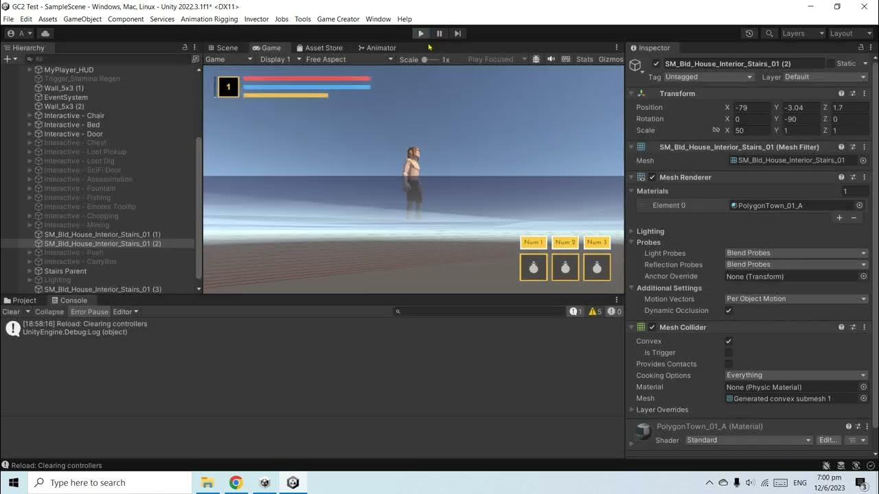 Zelda clone in Unity ... locomotion and movement abilities - YouTube