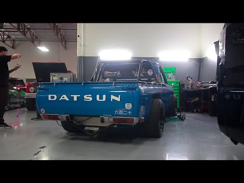 "New shop/wiring mockup"-Episode 41: Datsun 620 Engine Swap 2jz - YouTube