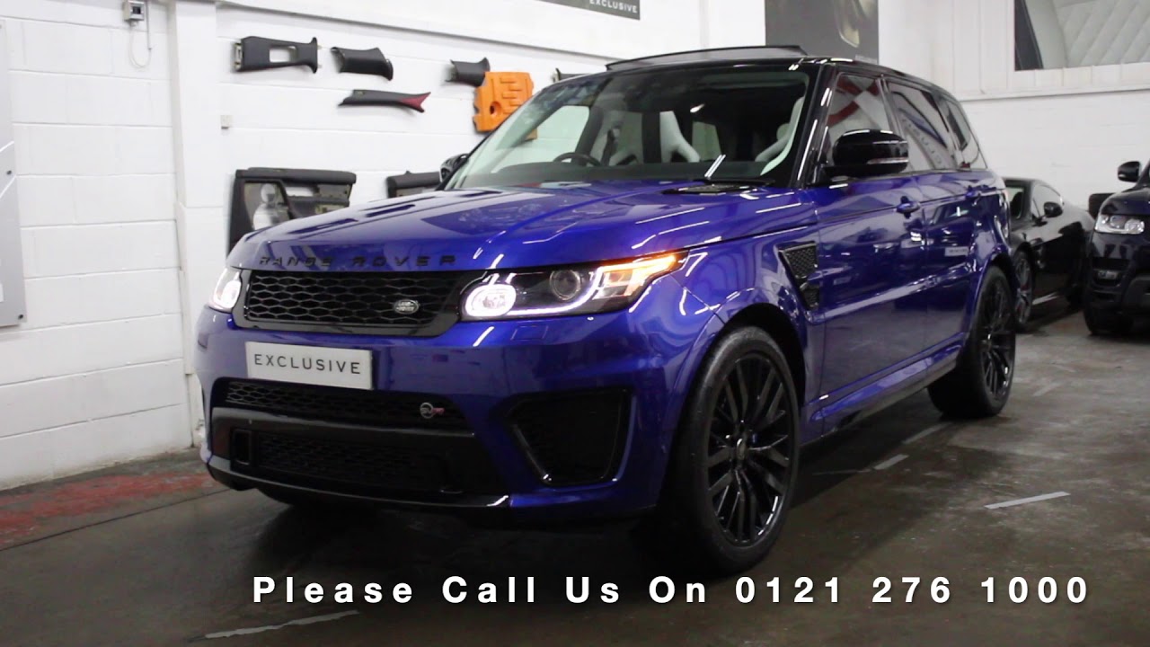 2017 (66) Range Rover Sport SVR - Exclusive Cars (GB) - YouTube