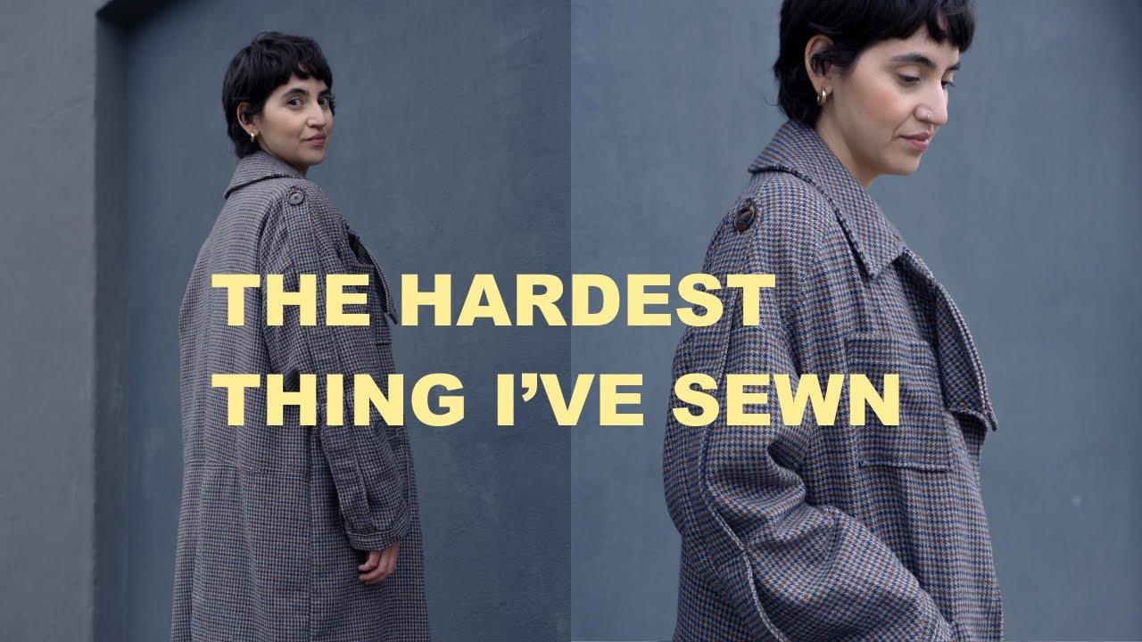 Oversize fall coat 2023 (I MADE IT MYSELF!) - YouTube