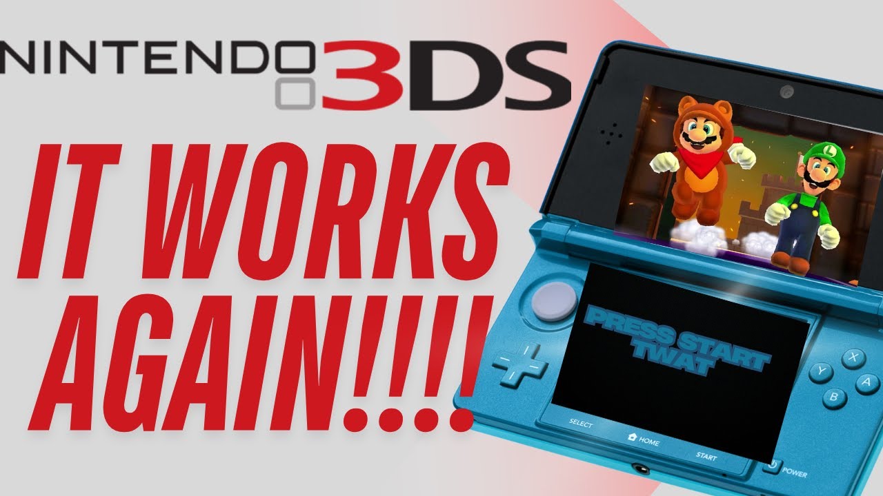 My Old 3DS WORKS AGAIN!!! - YouTube
