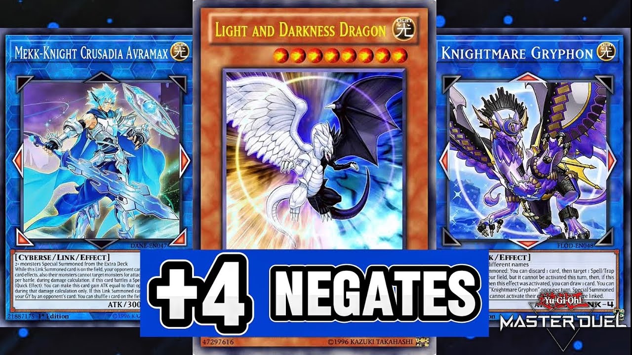 Before RYZEAL !! LIGHT AND DARKNESS DRAGON +4 Negates ft. Protos ...