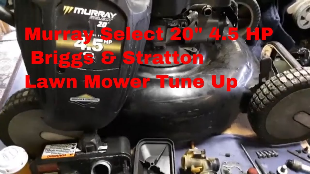 DIY / How to tune up a 20" Murray Select Lawn Mower... - YouTube