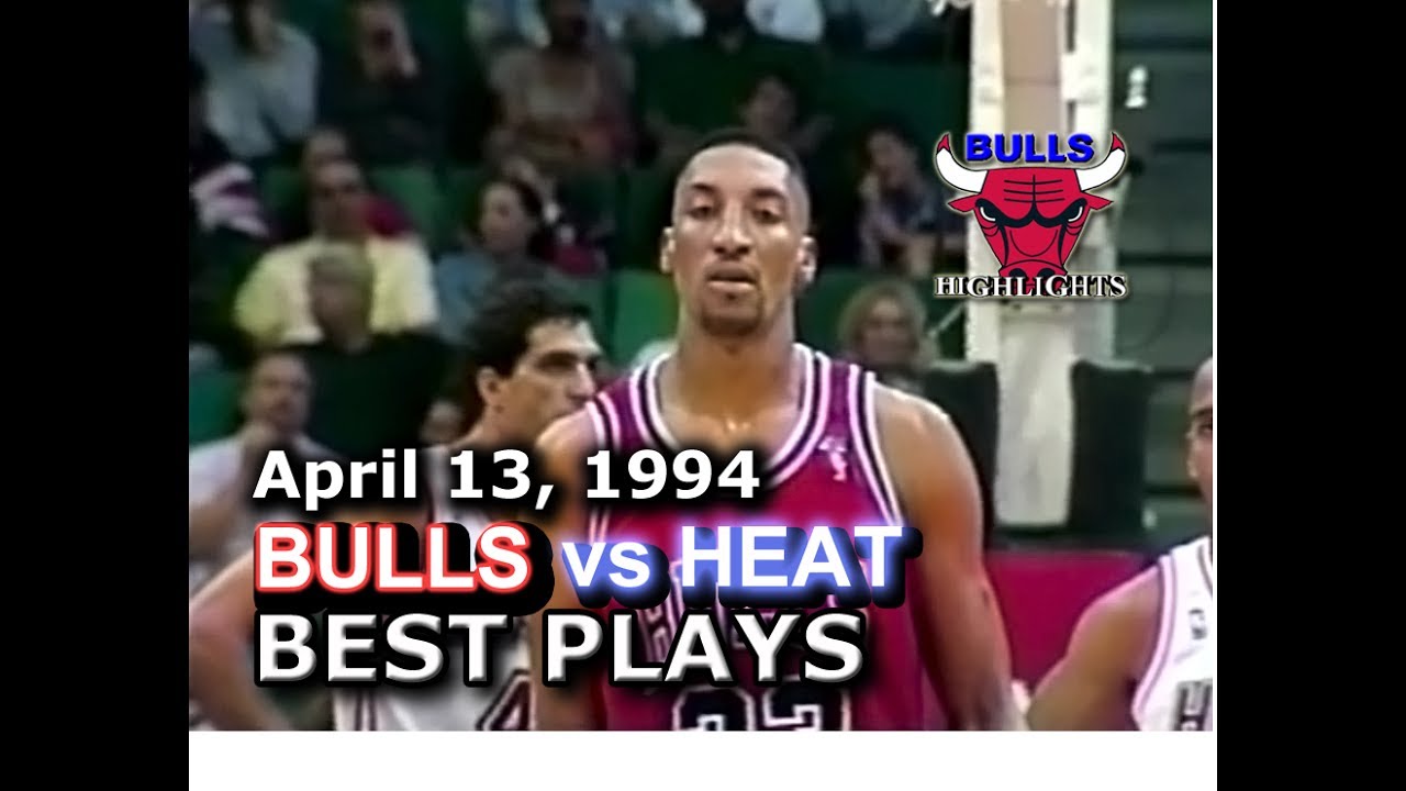 April 13 1994 Bulls vs Heat highlights - YouTube