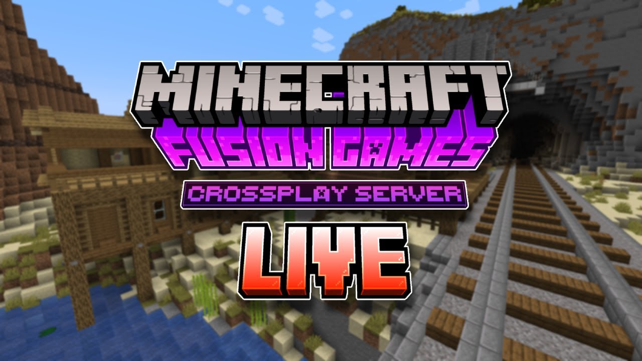 Minecraft - Crossplay Server/Fusion Games! (Road to 750!) Live - YouTube