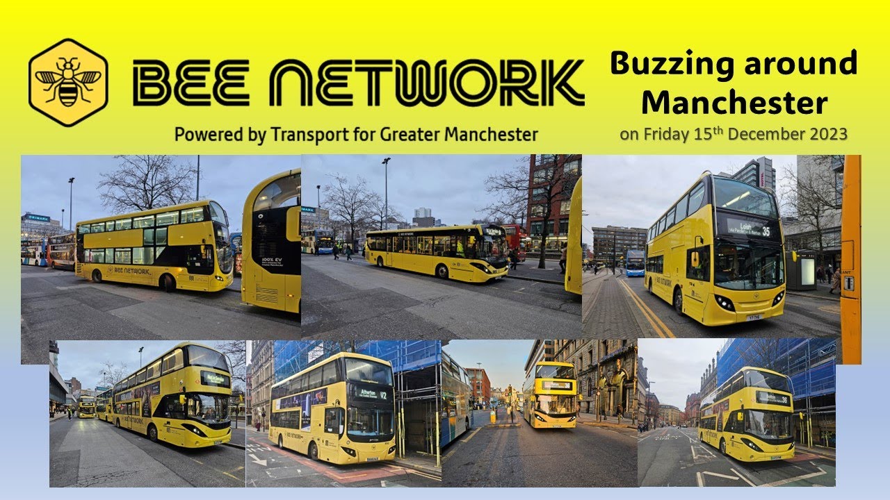 Manchester's Bee Network: Manchester City Centre on Friday 15th ...