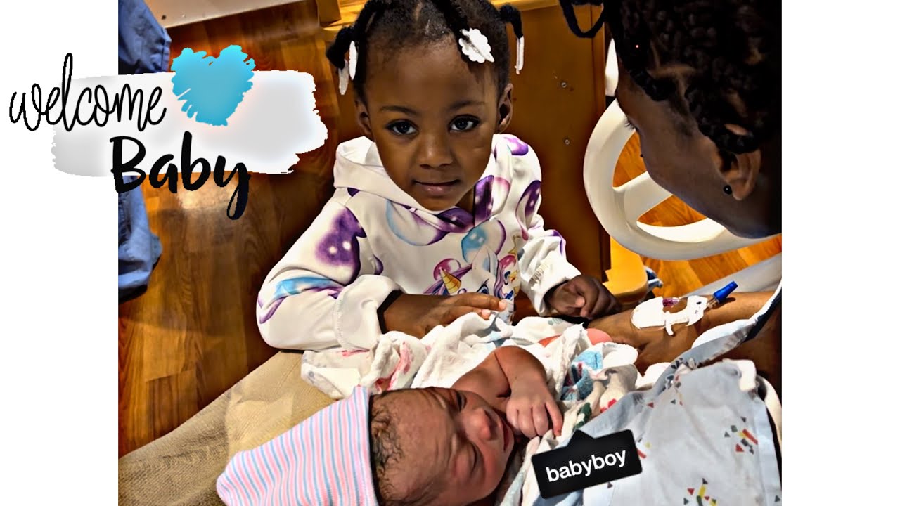 KAYSON IS FINALLY HERE💙| BIRTH VLOG @ 40 weeks pregnant - YouTube