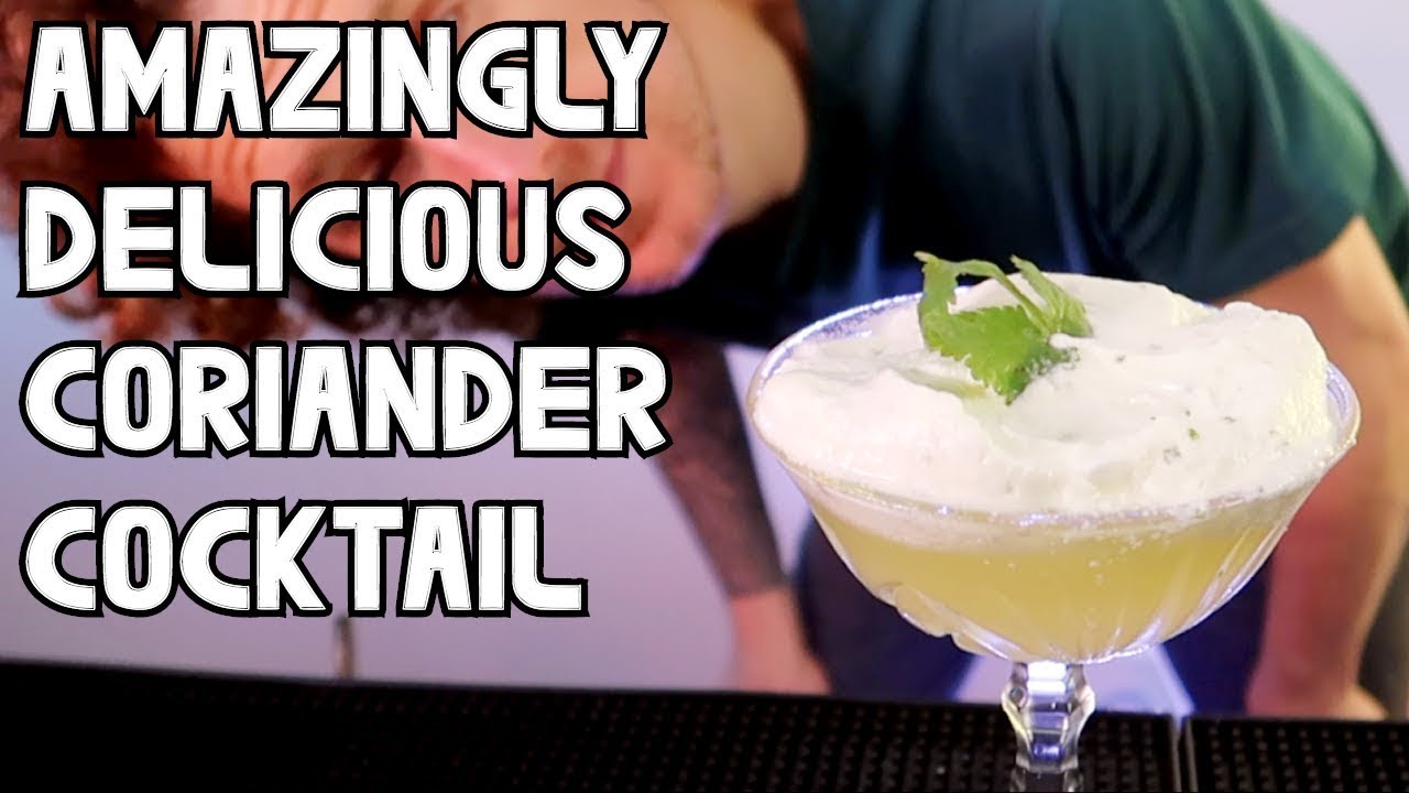 ORIGINAL COCKTAIL - Ginger & Coriander Cocktail - YouTube