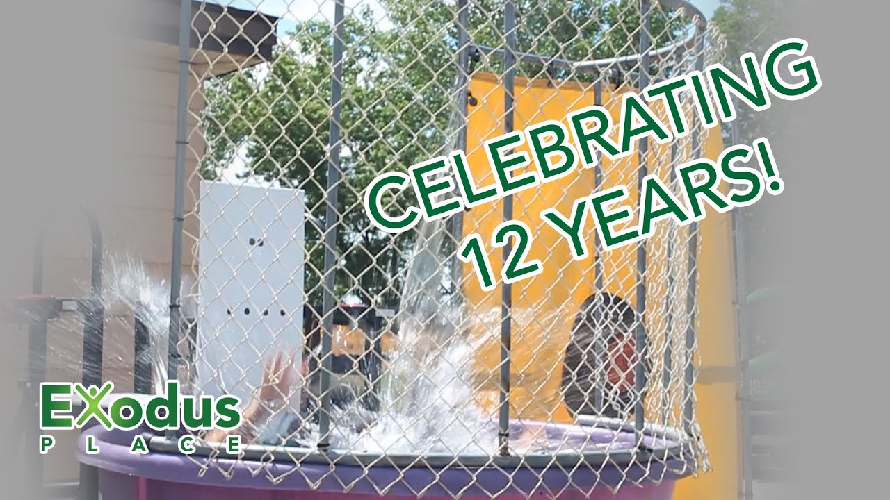 Dunk Tank Fun! | Celebrating 12 Years of Exodus Place - YouTube