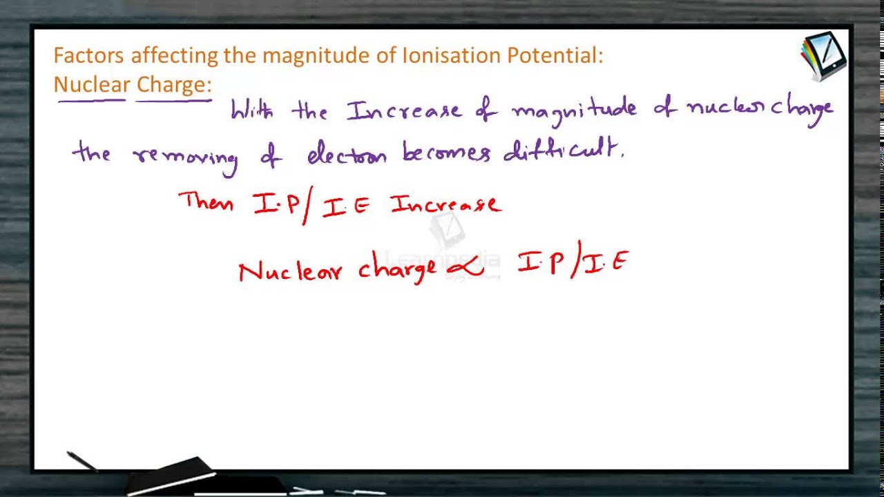 Factors Effecting the Ionization Potential Part I - YouTube