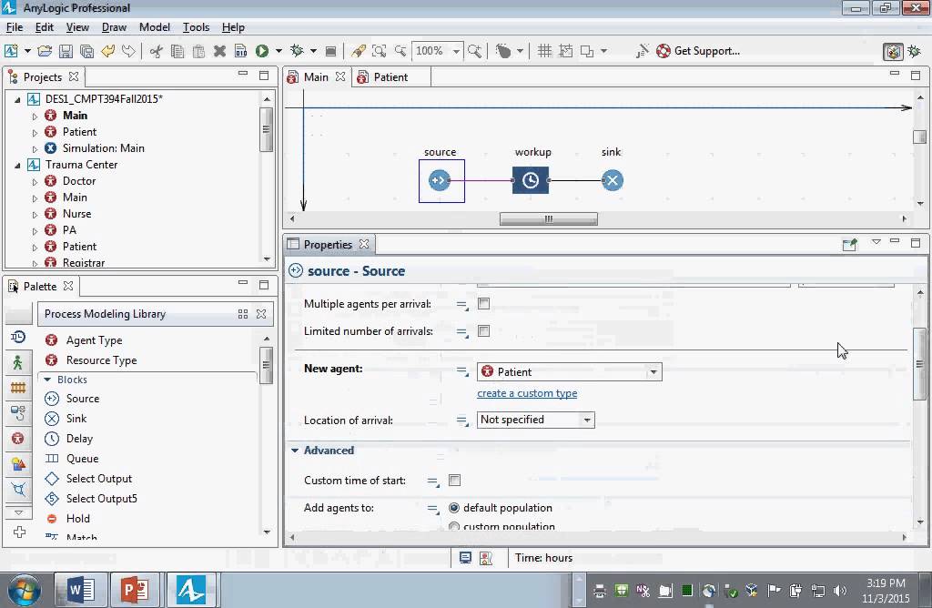 Brief Hands-on Introduction to Discrete Event Modeling and Patient Flow in AnyLogic - YouTube