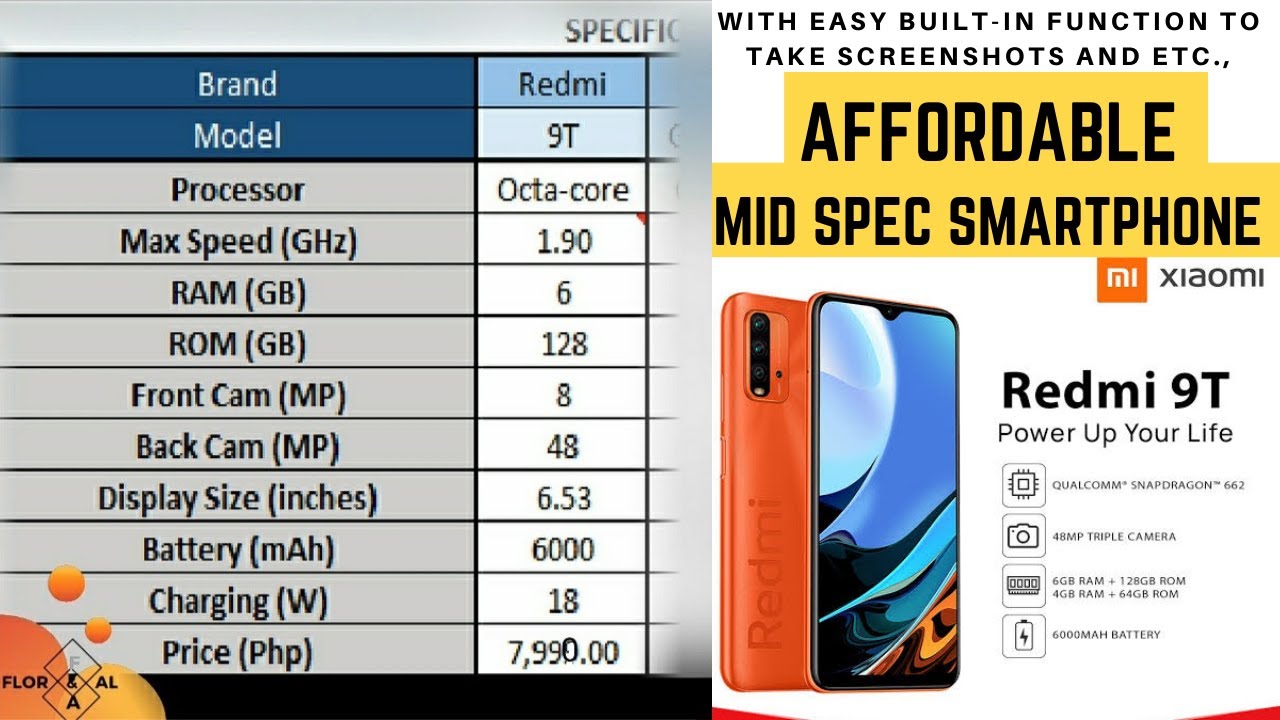 Xiaomi Redmi 9T Unboxing, Affordable mid spec smartphone - YouTube