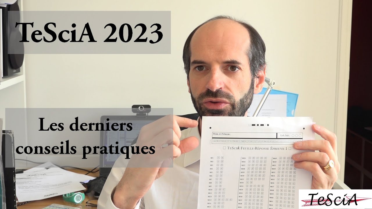 TeSciA 2023 : Derniers conseils pratiques - YouTube