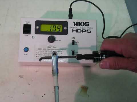 HIOS HDP-5 Digital torque meter 動作確認 - YouTube