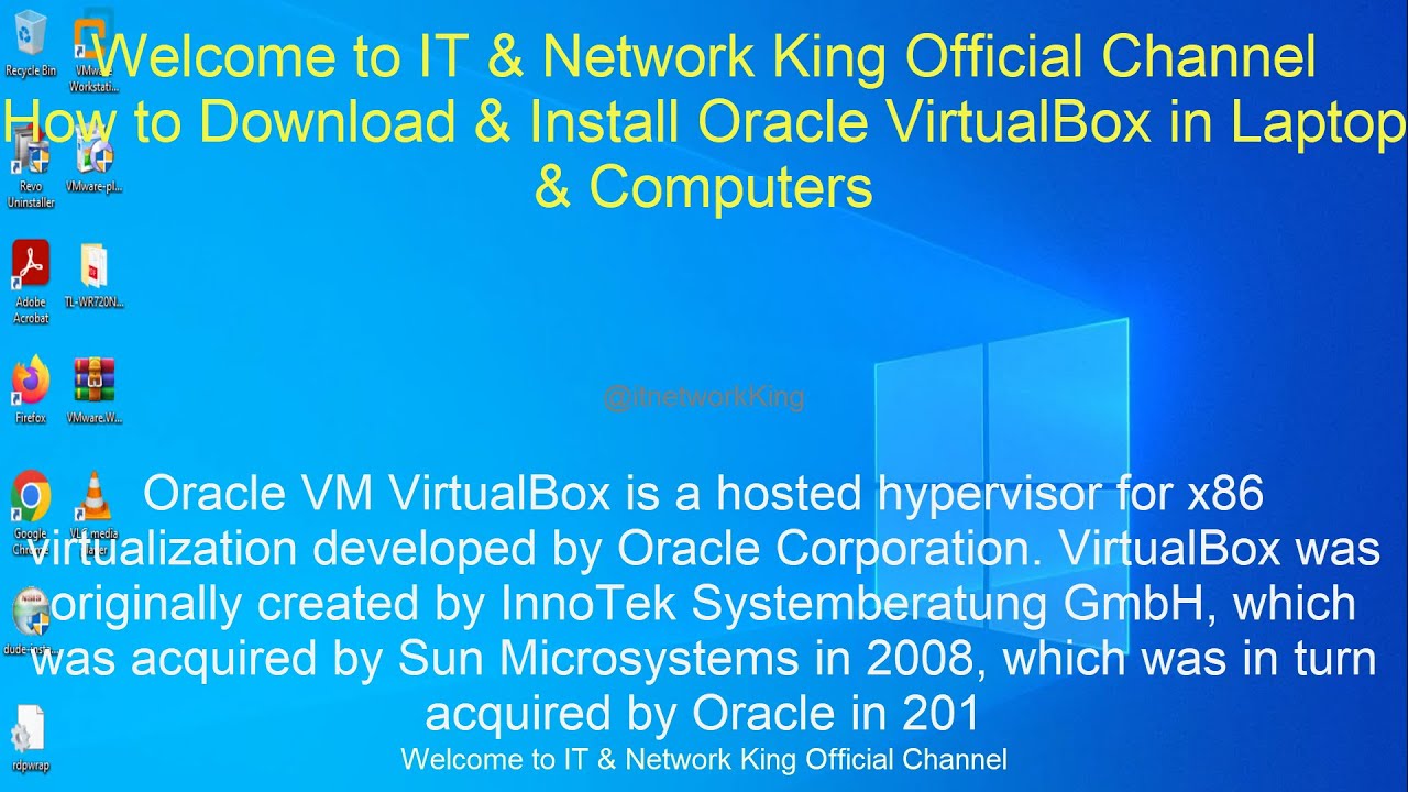 How to install & download Oracle VM VirtualBox in Laptop & Computers ...