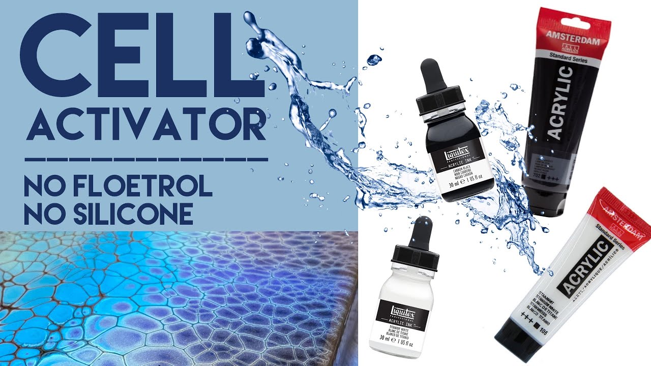 26. Cell Activator Recipe Revealed - Acrylic Pouring - Fluid Art - YouTube