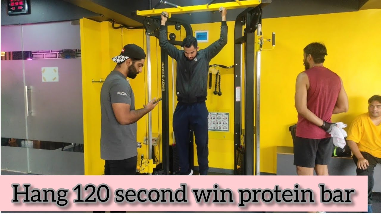 Hang #Challenge | Hang On The Bar For 120 second And Win PROTEIN BAR ...