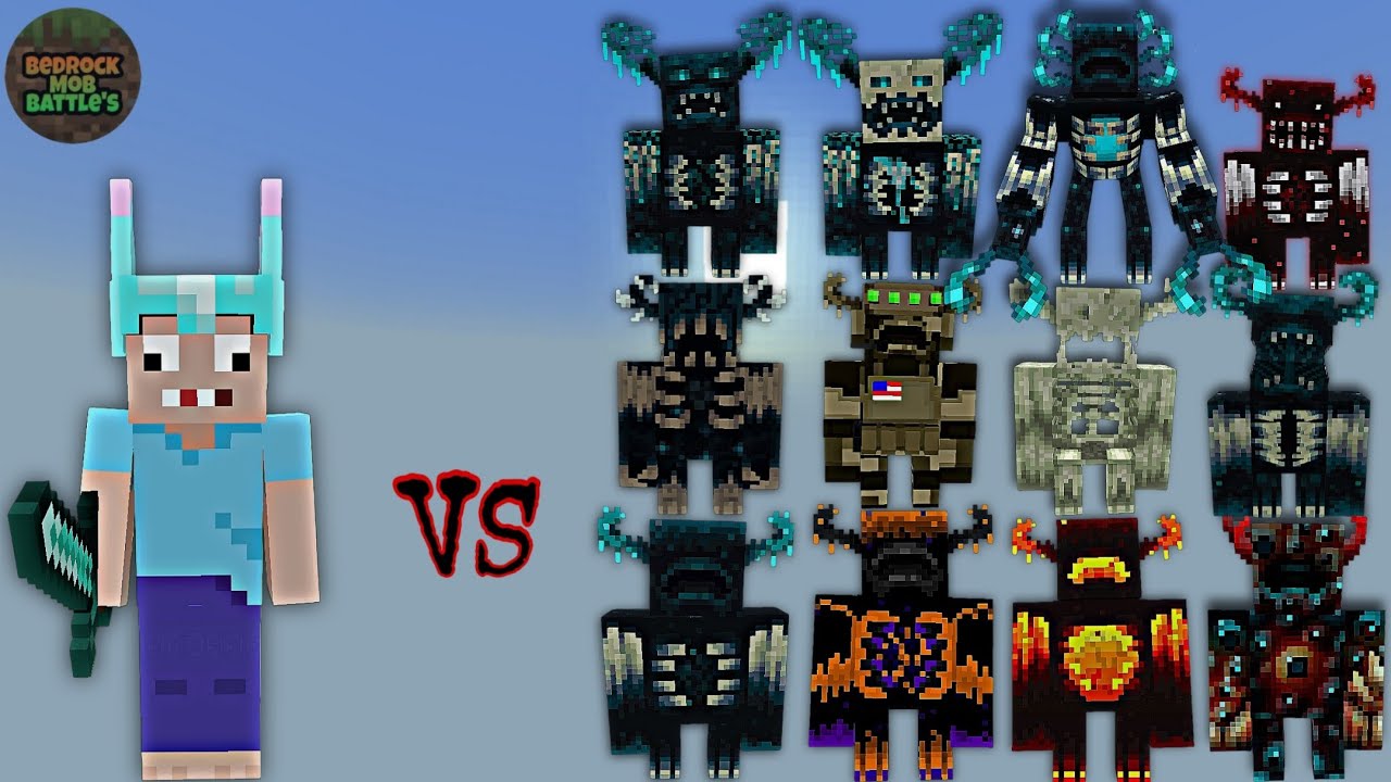 Dave vs Warden Plus | Minecraft Bedrock | Mob Battle - YouTube