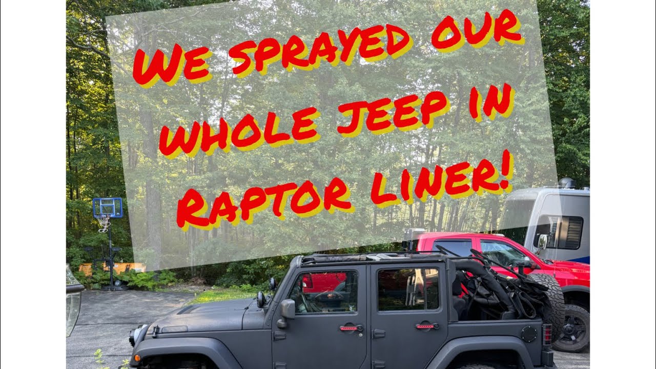 Raptor Liner Jeep Wrangler - YouTube