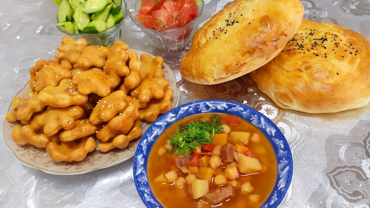 Oddiygina lekin juda mazali taomnoma iftorlik dasturxini uchun - YouTube